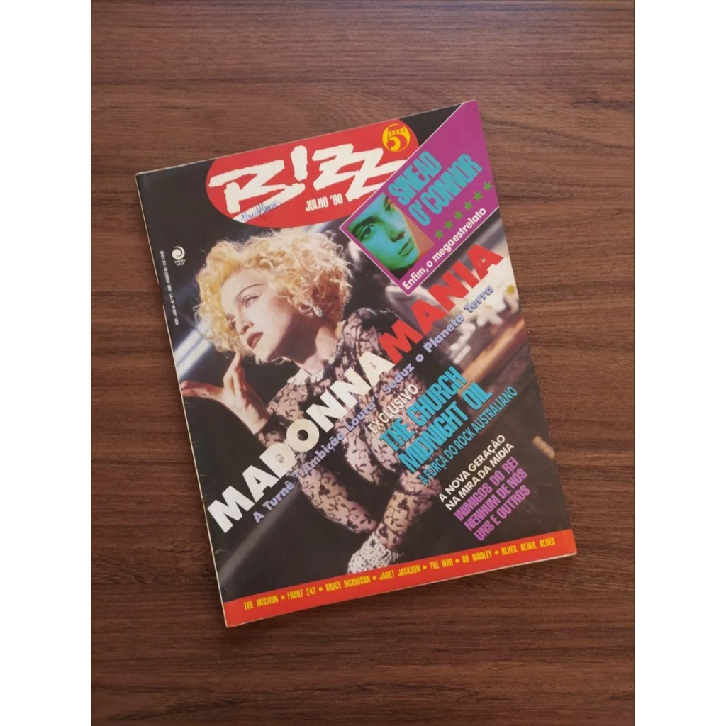 Revista Bizz Nº 60 - Madonna | Shopee Brasil