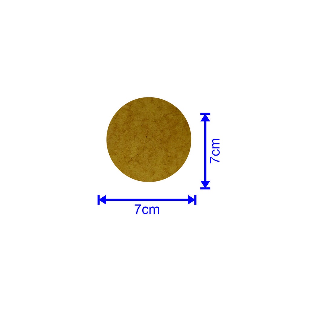 Circulo 7cm Pacote 10 peças Corte a Laser MDF Cru | Shopee Brasil