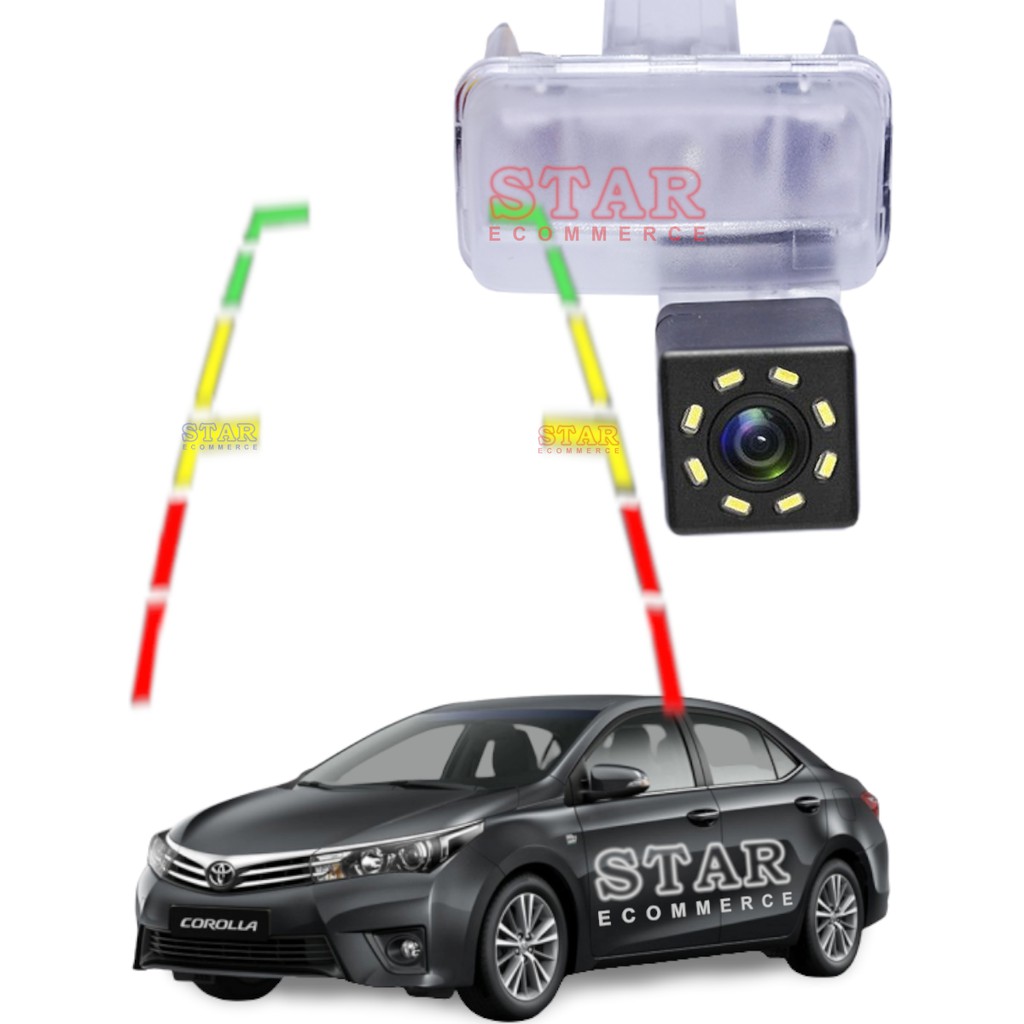 Câmera de Ré Toyota Corolla GLI XEI Altis 2015 2016 2017 2018 2019 ...