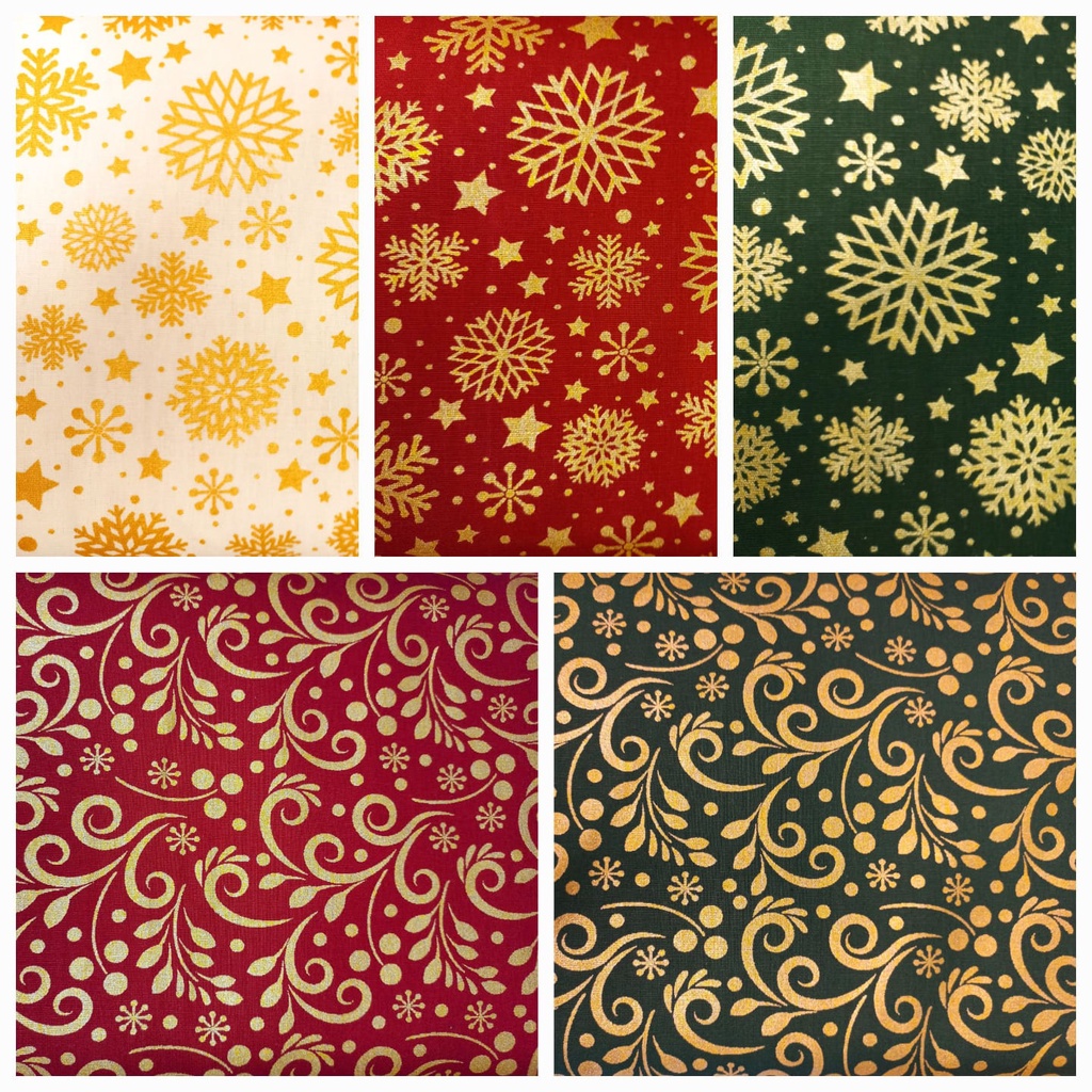 Tecido Tricoline Peripan Estampas de Natal 25cm x 150cm | Shopee Brasil