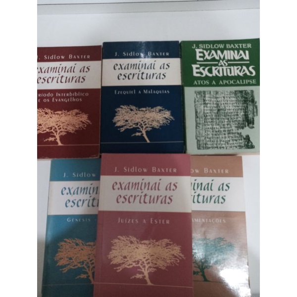 Coleção Examinai as Escrituras / Box com 6 livros / J.Sidlow Baxter ...