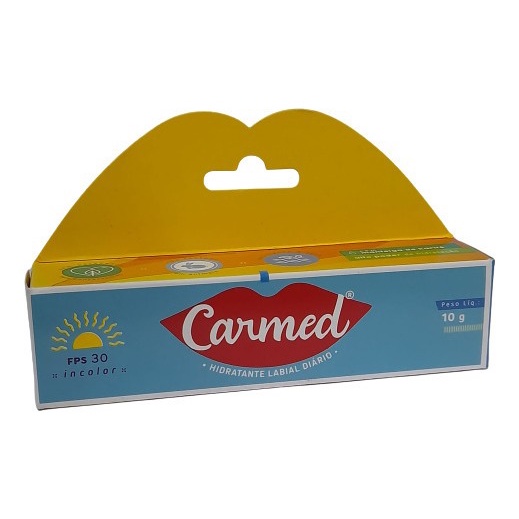 Hidratante Labial Incolor Carmed 10g Fps 30 - Cimed | Shopee Brasil