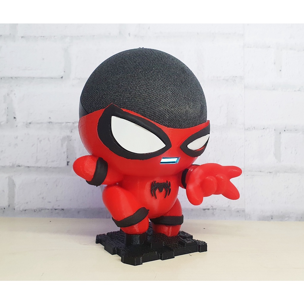 Suporte Alexa Echo Dot 4 ou Echo Dot 5 Homem Aranha Teia / Spider Man ...