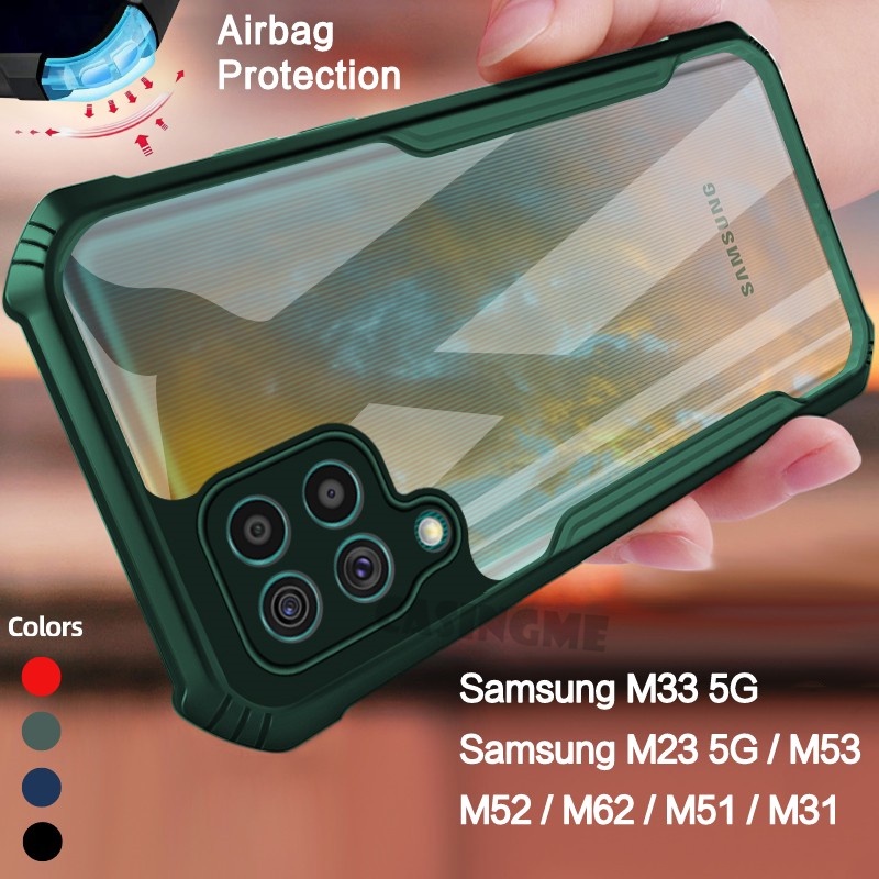 Caixa À Prova De Choque Para Samsung Galaxy M33 5G M23 5G M53 M52 M62 M51 M31 M31S AirBag ...