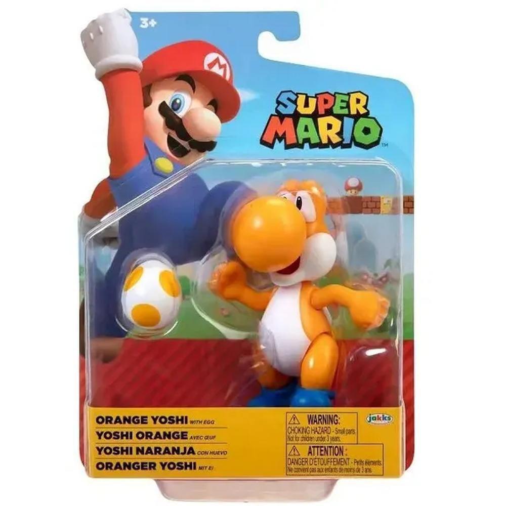 Boneco Orange Yoshi Super Mario | Shopee Brasil