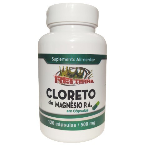 Cloreto de Magnésio P.A. 120 Capsulas 500Mg Rei Terra | Shopee Brasil