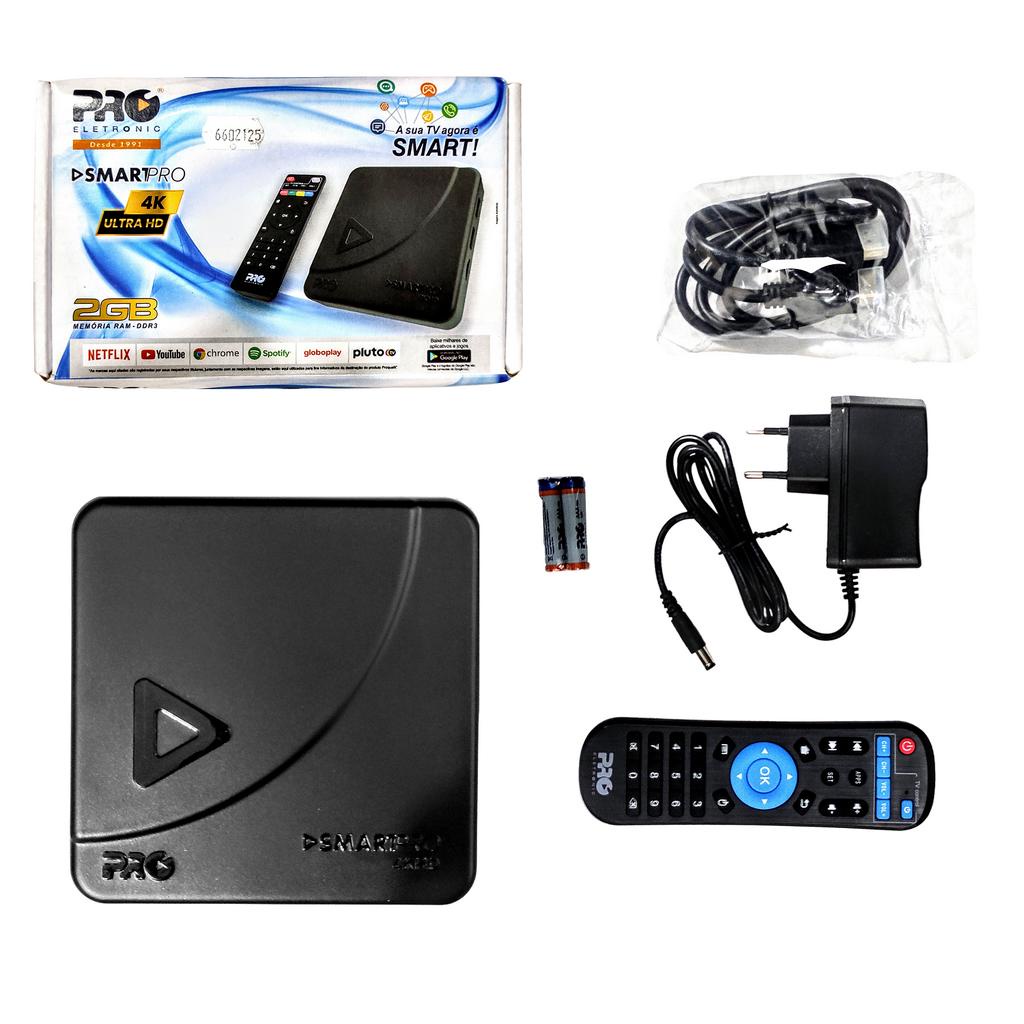 Smart Box Pro Eletronic PROSB-3000/16GB Ultra HD 4K Wi-fi | Shopee Brasil