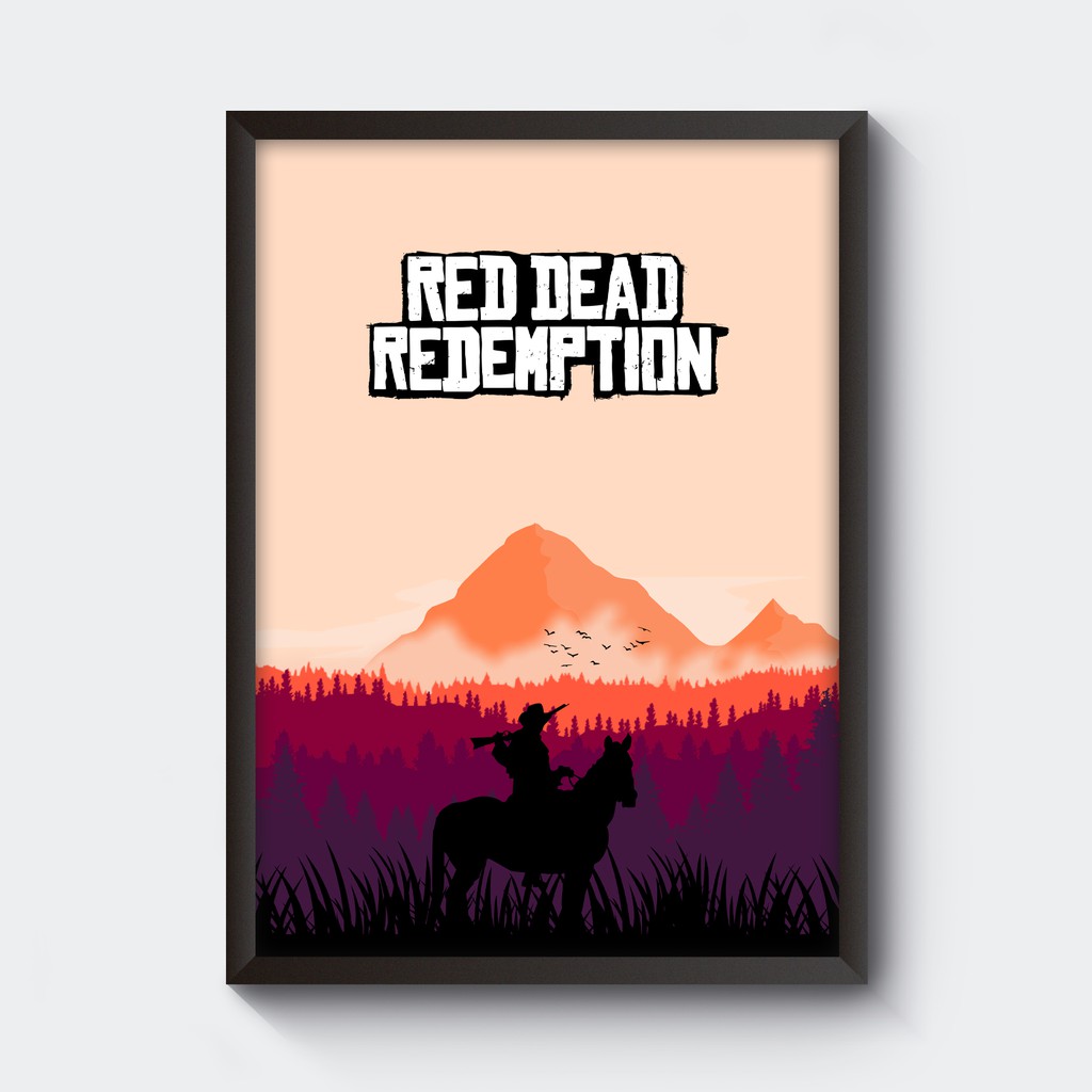 Quadro Red Dead Redemption (landscape) | Shopee Brasil