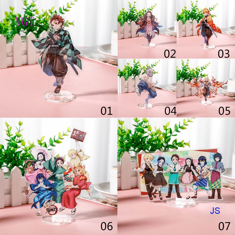 YGT 12 Centímetros Anime Demon Slayer Stand Em Pé Figura, Anime Kawaii ...