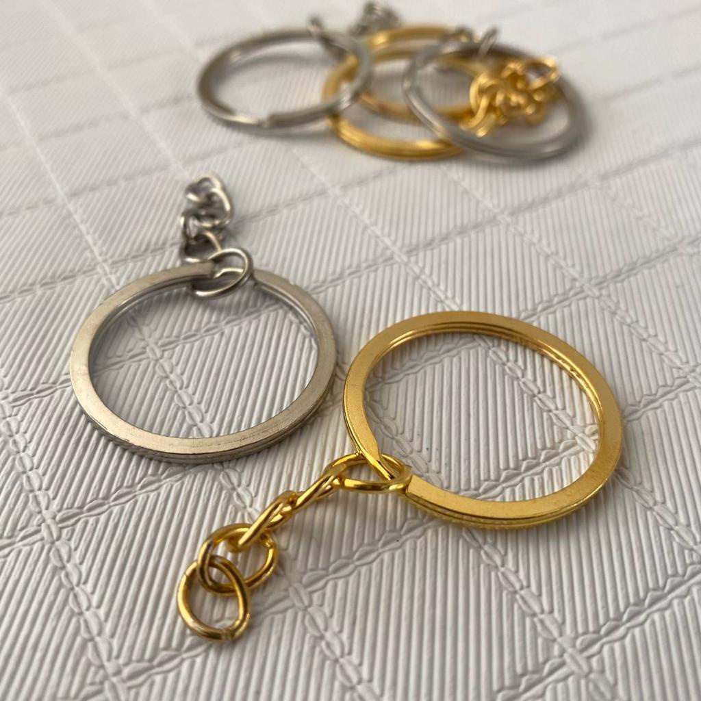 Argola para chaveiro luxo 25mm 10un COD 5070 | Shopee Brasil