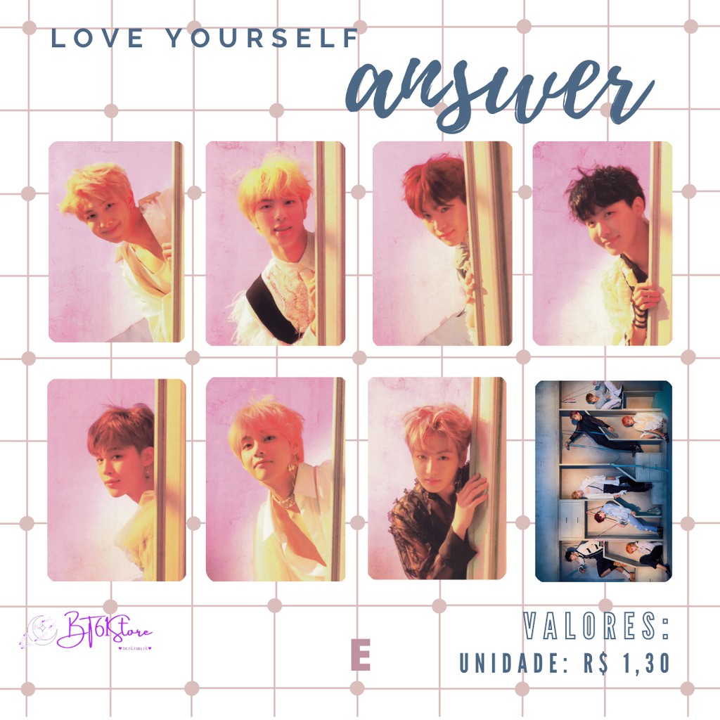 Cards BTS LY: Answer E | Shopee Brasil