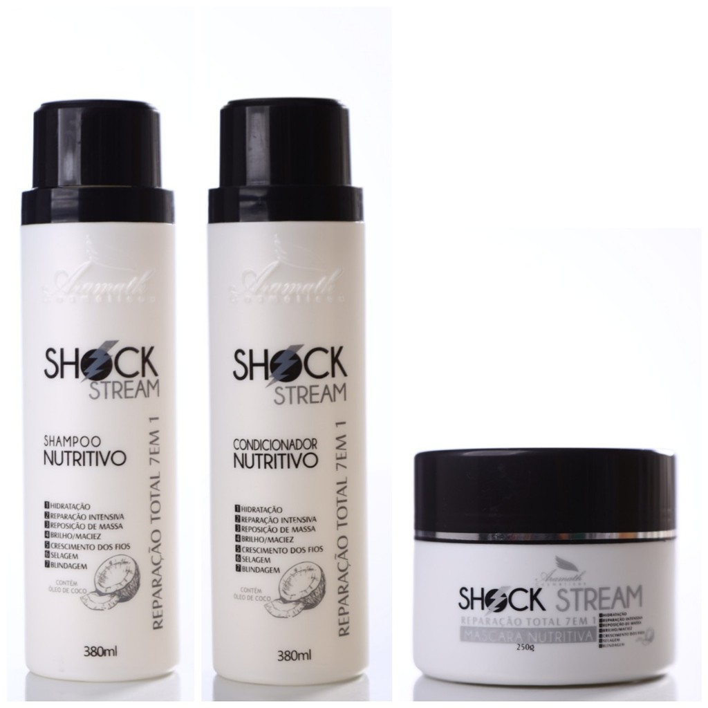 Kit Shock Stream 7 em 1 Aramath | Shopee Brasil