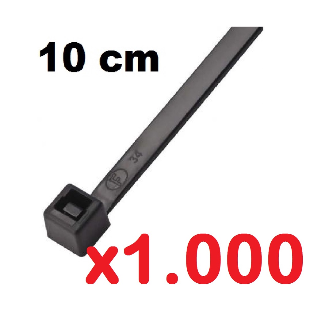 Cinta Plástica Fita Hellerman Abraçadeira Nylon Enforca Gato 10 Cm ...