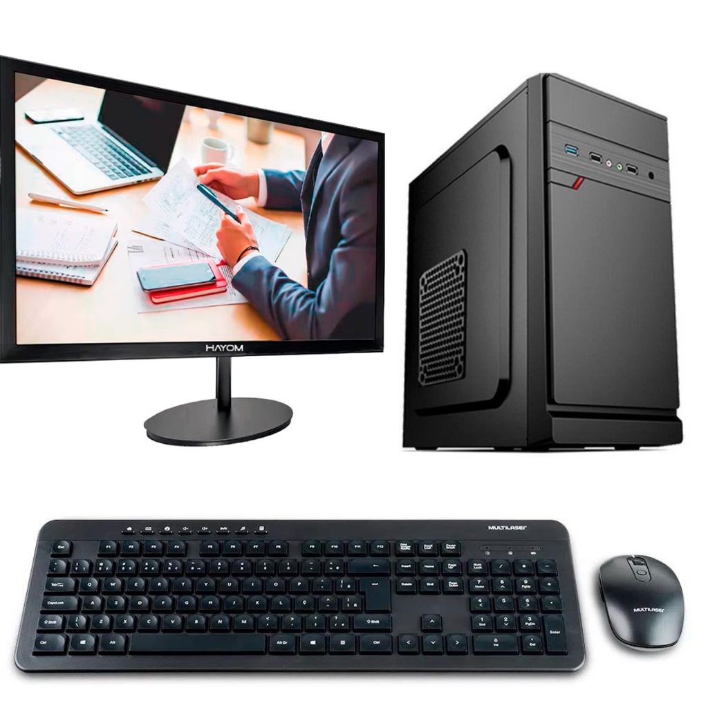 Computador Cpu Completo Com Monitor Teclado e Mouse Intel Core i5 2º ...