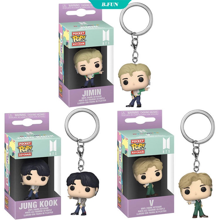 Funko Pop ! Chaveiro : BTS-V JUNG KOOK JIMIN Vinil Boneco Brinquedos Modelo Bonecas (FUN ...