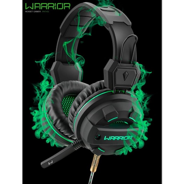 Headset Gamer Multilaser Warrior Stereo 2.1 PH143 | Shopee Brasil