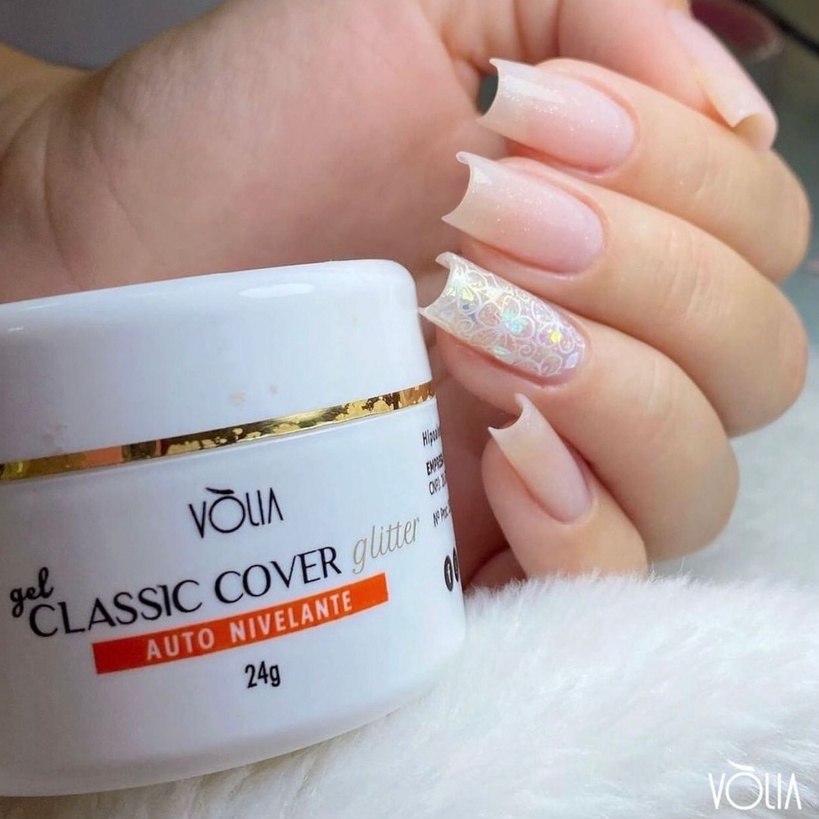 GEL CLASSIC COVER GLITTER - VÓLIA - 24g | Shopee Brasil