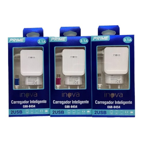 Carregador Rápido 3.1 Inova V8/ Tipo-cAtacado Kit Com 5 Peças | Shopee ...