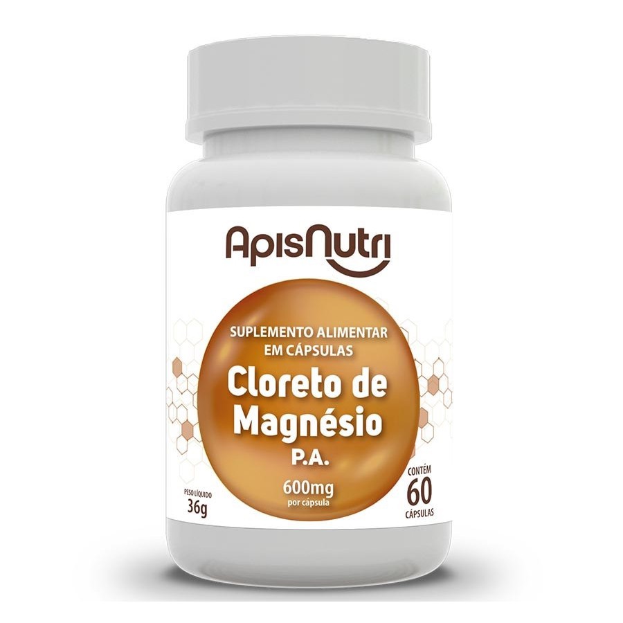 Cloreto de Magnesio 60 capsulas Apisnutri | Shopee Brasil