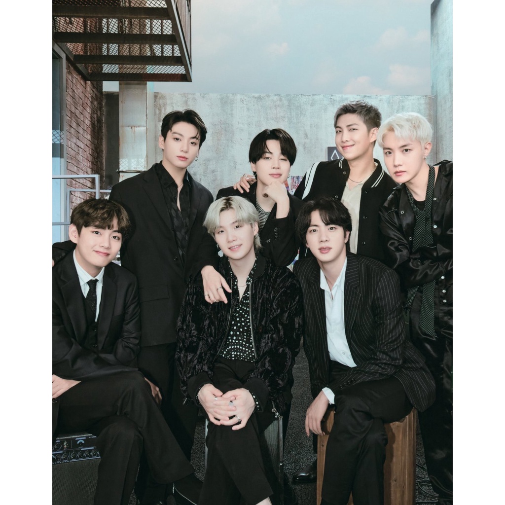 Poster BTS variados A4 Brilho fotográfico - Escorrega o Preço