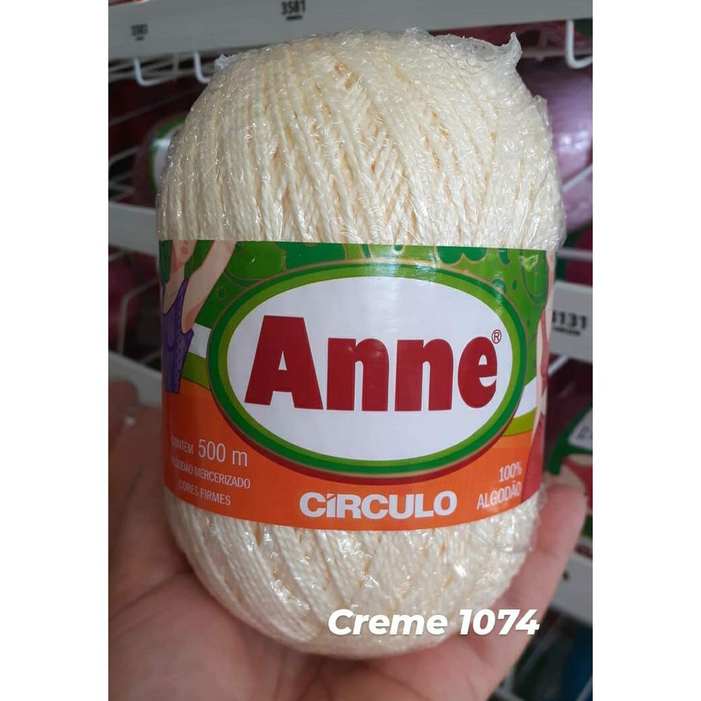 LINHA ANNE CIRCULO DIVERSAS CORES/ 500 METROS | Shopee Brasil