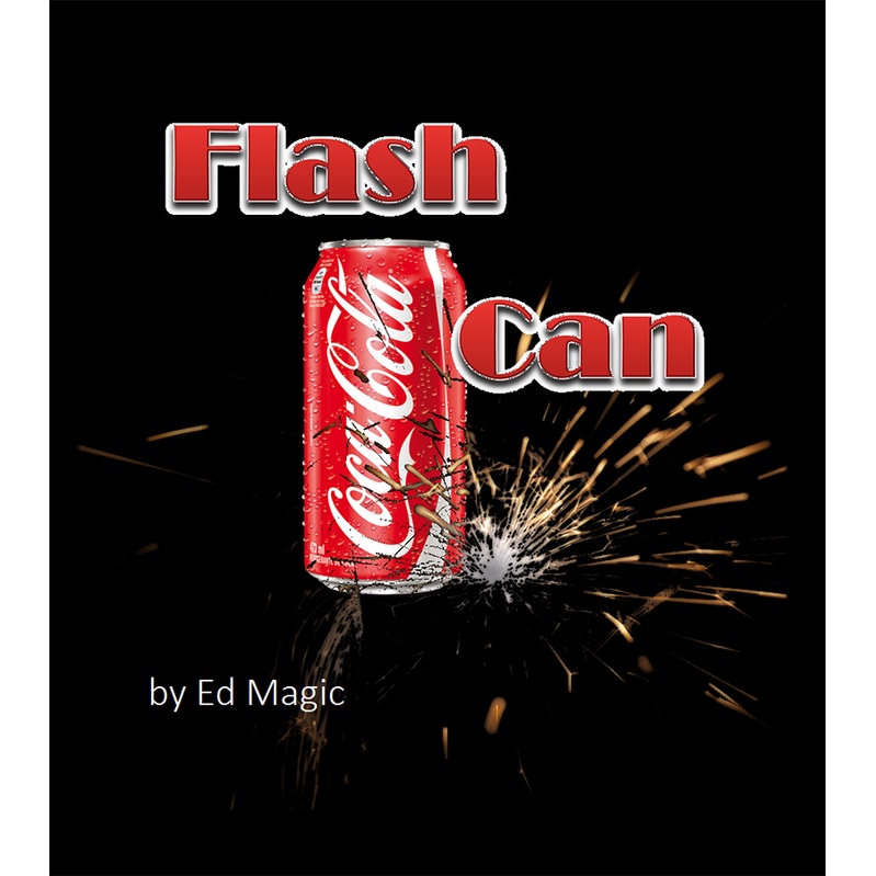 Mágica Flash Can By Ed Magic- aparição flash da caneta de coca cola ou ...