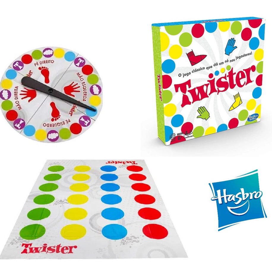 Jogo Twister Clássico Original Hasbro Gaming Hasbro Brinquedo | Shopee ...