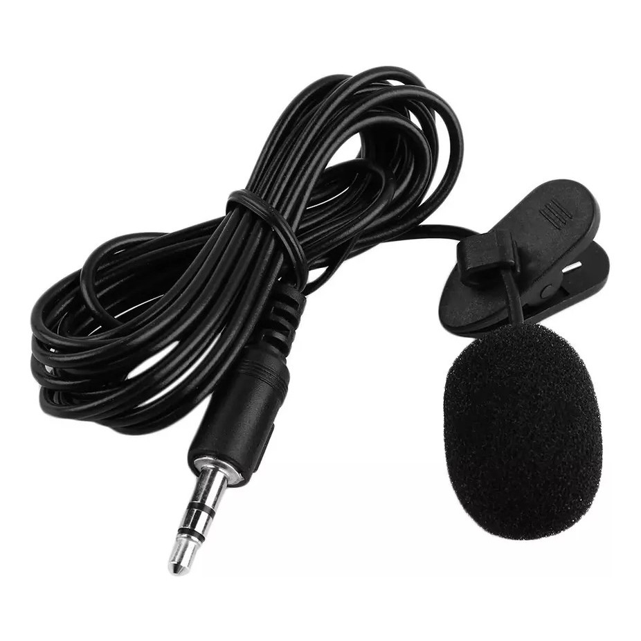 Mini Microfone de Lapela Profissional P2 Para PC, Notebook C/ Cabo de 2 ...