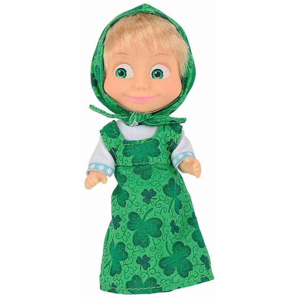 Mini Boneca Articulada Masha E O Urso Roupa Verde Sunny | Shopee Brasil