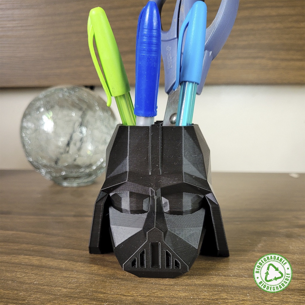 Porta Caneta Lápis Escritório Geek Star Wars Darth Vader | Shopee Brasil