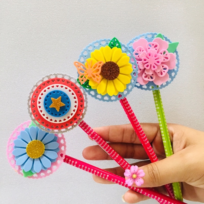 ponteiras de lápis em eva | Shopee Brasil