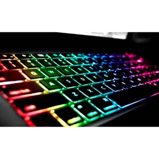 Teclado gamer com efeito retroiluminado RGB estilo laptop | Shopee Brasil