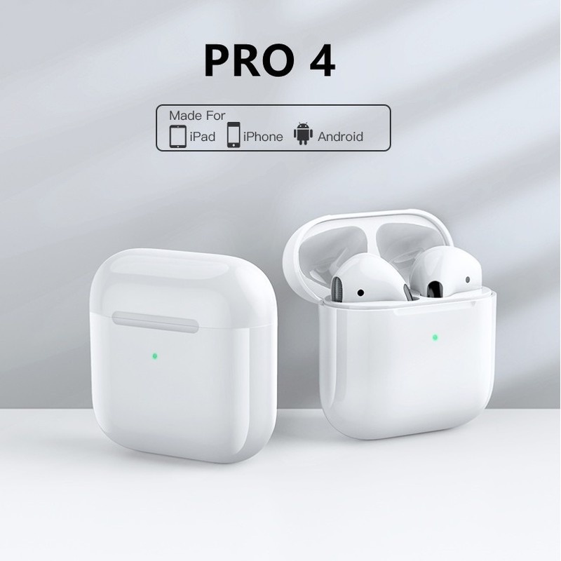 Mini Fone De Ouvido Intra-Pods 12 Airpods Com Bluetooth 5.1 Tws Pro4 Com Microfone | Shopee Brasil