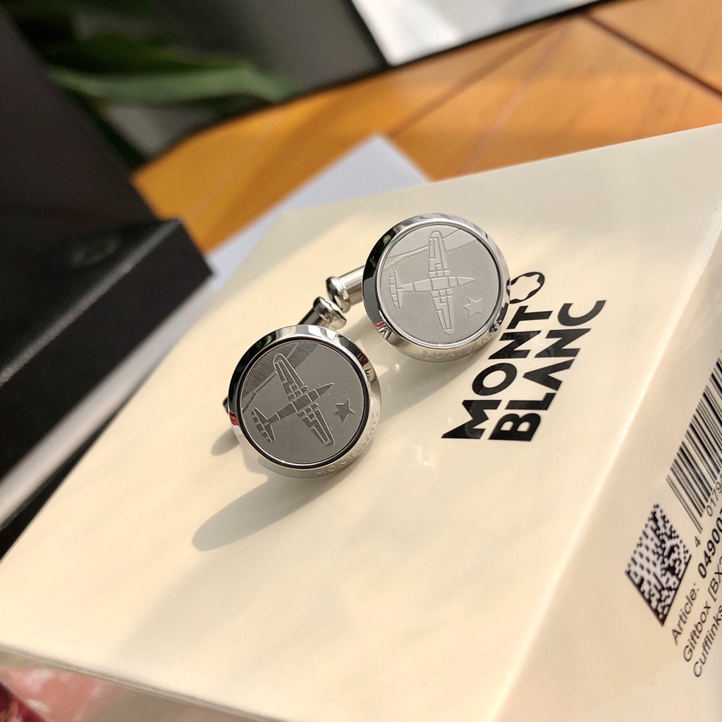 MB Botão Manguito De Luxo Clássico Dos Homens Francês Cuff Camisa De ...