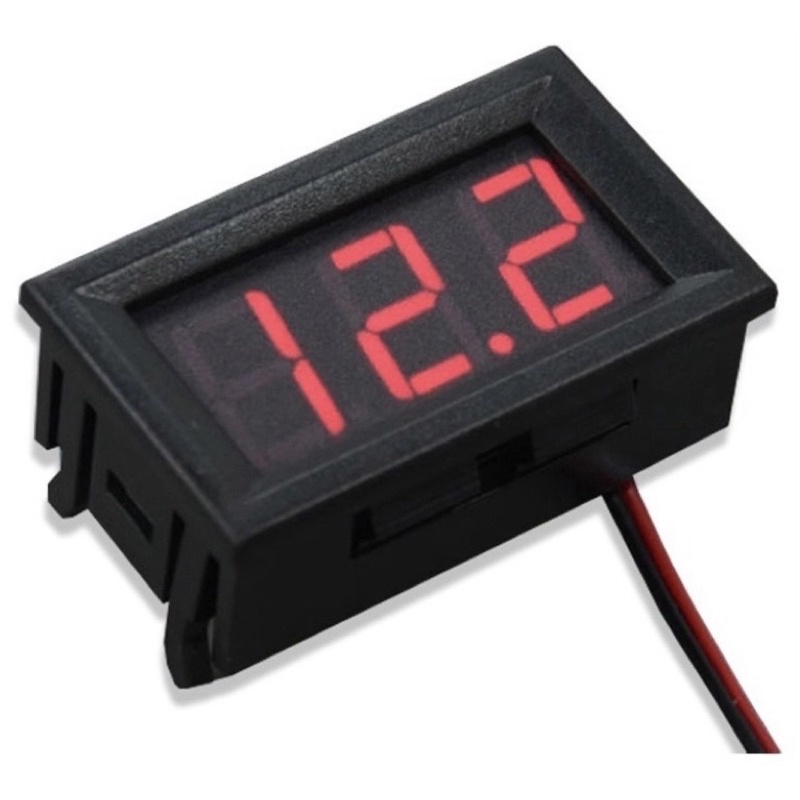 MINI VOLTIMETRO DIGITAL 35mm | Shopee Brasil