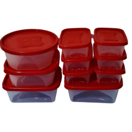 Conjunto Vasilha Cozinha Kit 10 Peças Potes com tampa para Guardar ...