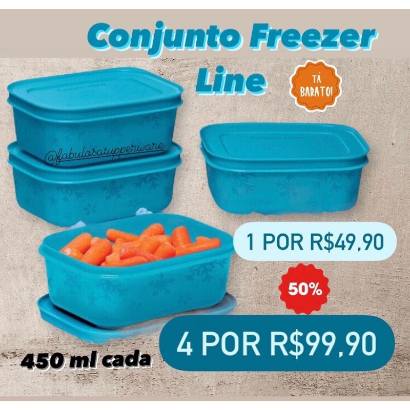 freezer Line Tupperware | Shopee Brasil