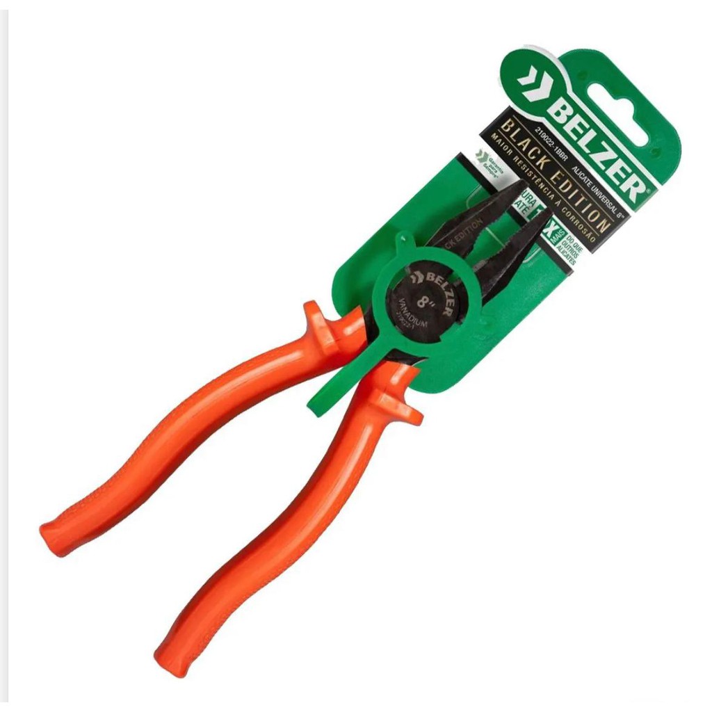 Alicate Universal Black Edition 8 Pol.- Belzer | Shopee Brasil