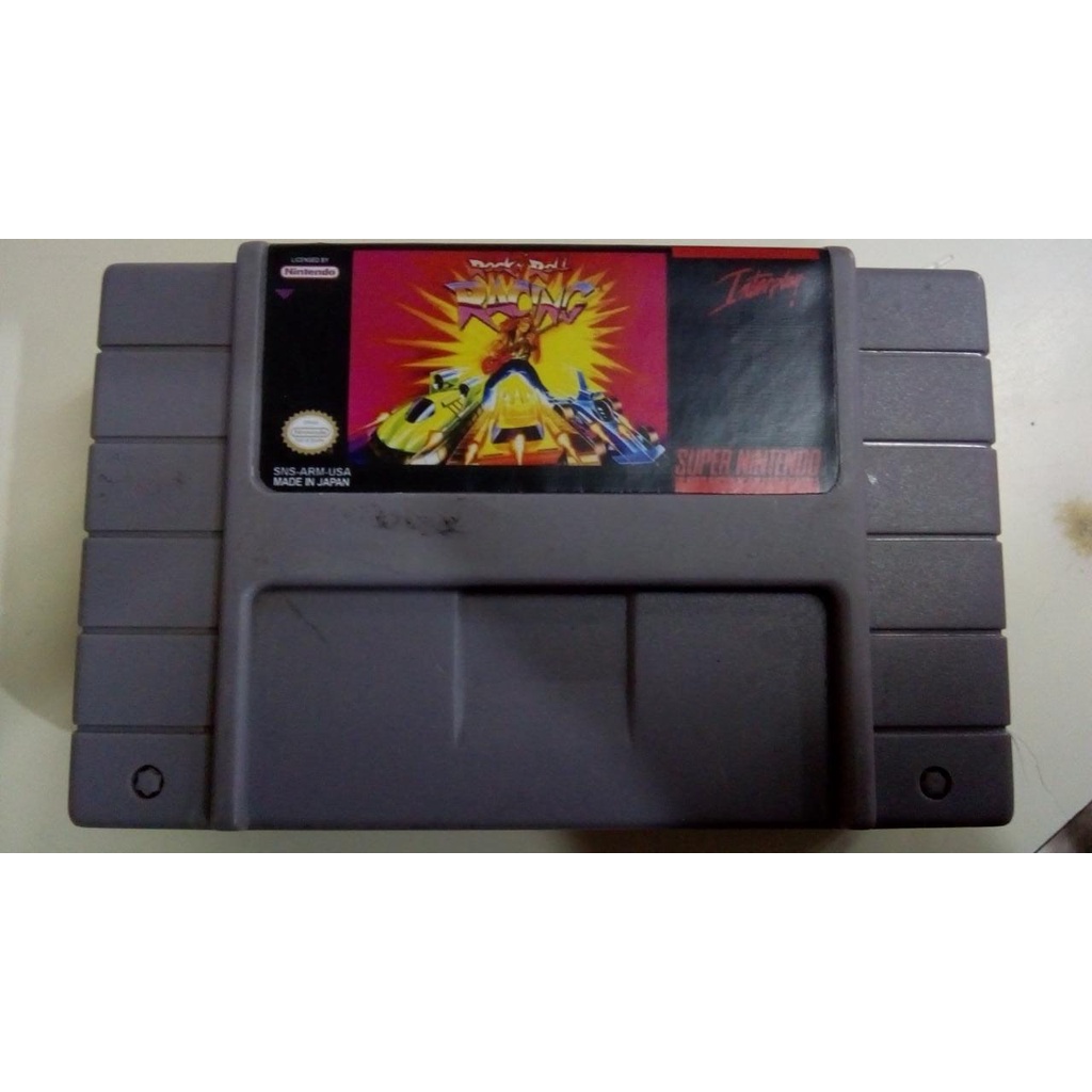 Fita Rock Roll Racing Jogo cartucho Snes Super Nintendo Rrr | Shopee Brasil
