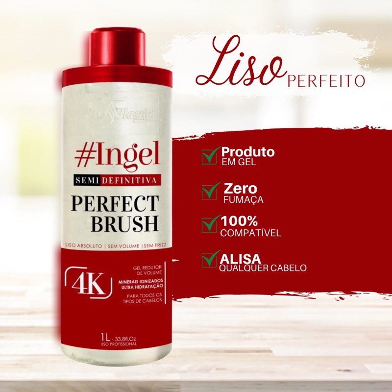 SEMI DEFINITIVA 4k EM GEL ALISAR 100% TERAPIA DOS FIOS 1 LITRO PERFECT ...