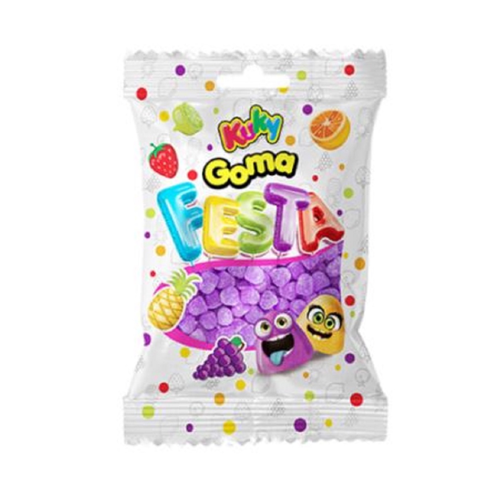 Bala de Goma Sino 500gr - Sabor Uva (roxa) | Shopee Brasil