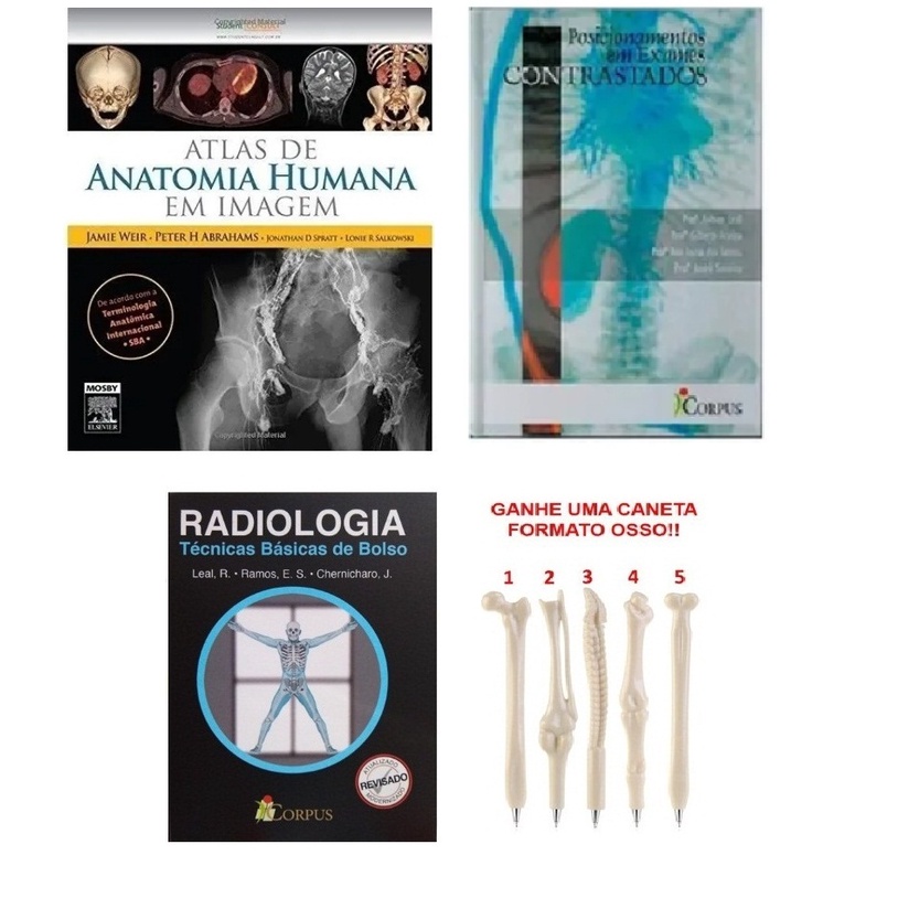 03 Livros - Atlas de Anatomia Humana em Imagem Habrahams ...