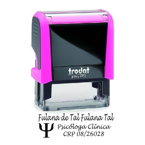 Carimbo C/símbolo P/psicólogos, Mod. 4912, 4,7x1,8 Cm, Troda | Shopee ...