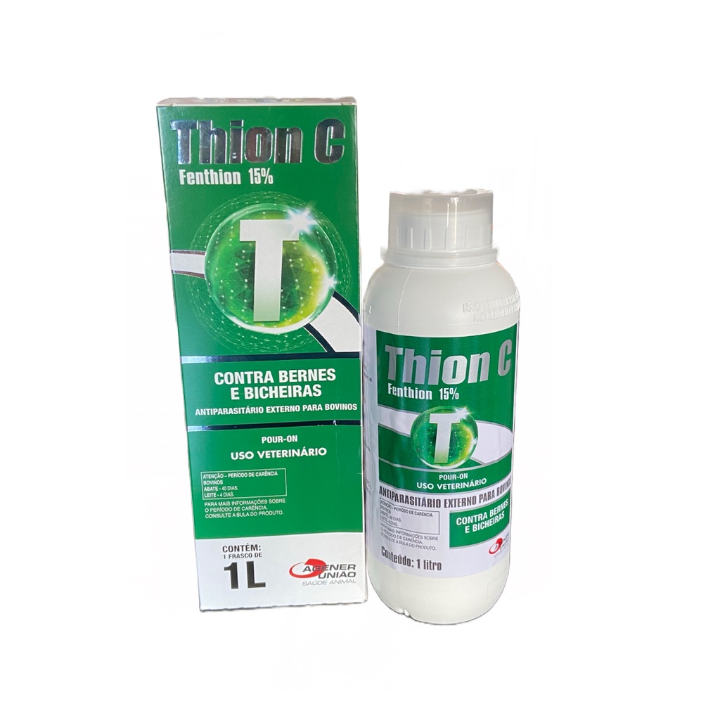 Thion C Pour-on 1 Litro - Semelhante ao Tiguvon | Shopee Brasil