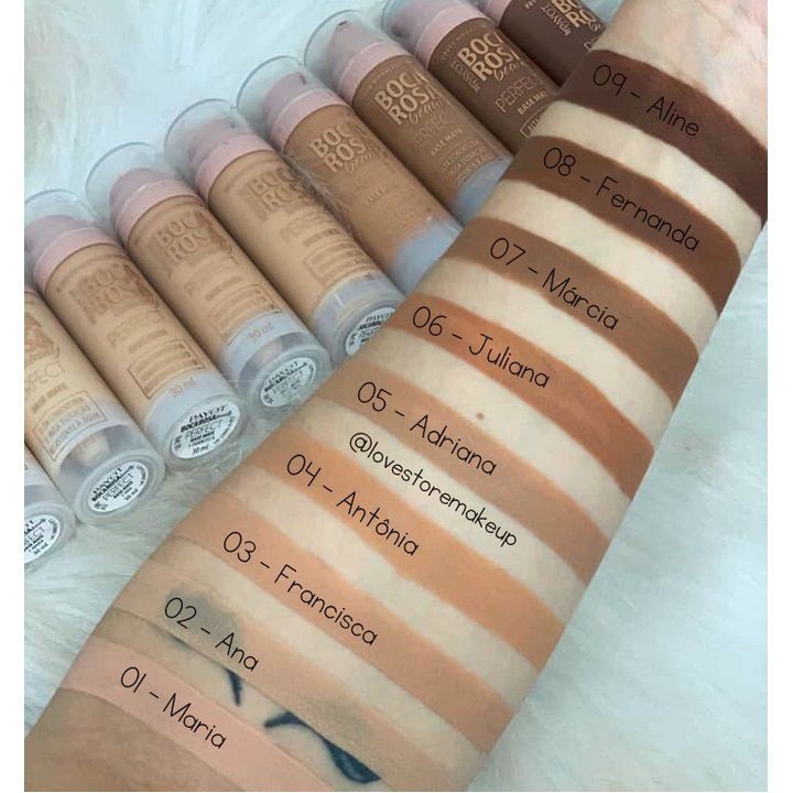 Base Boca Rosa BY Payot Bianca todas as cores disponiveis | Shopee Brasil