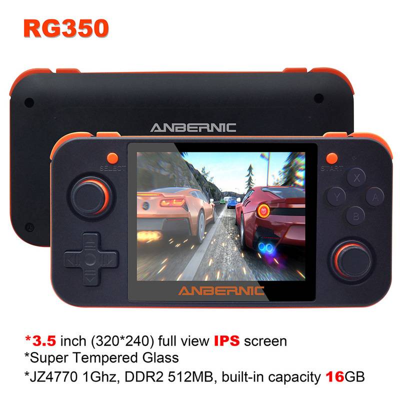 Anbernic Rg350 Retro Game Console Ips 3.5 Inch Video Hand Game Player ...