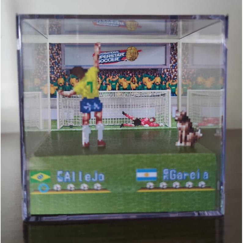 Cubo Diorama - Internacional Superstar Soccer Deluxe | Shopee Brasil