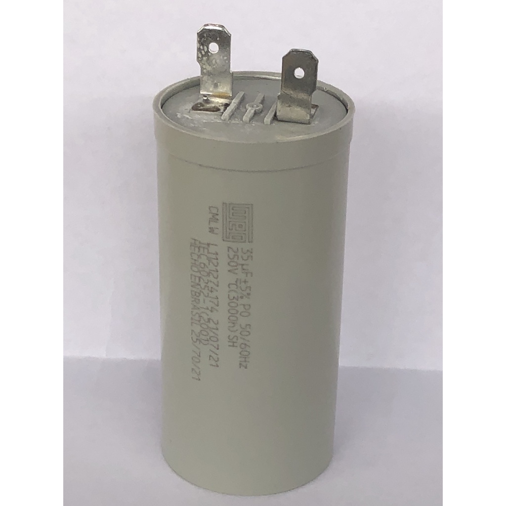 Capacitor 35uf/250v P/ Lavadora Plus Mueller Mod. Novo 127v | Shopee Brasil