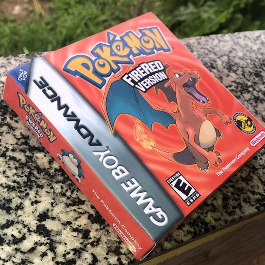 caixa com berço repro para pokemon firered de gameboy advance | Shopee ...