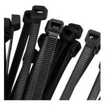 Cinta Plástica Abraçadeira de Nylon (enforca gato) Preta fita hellerman ...